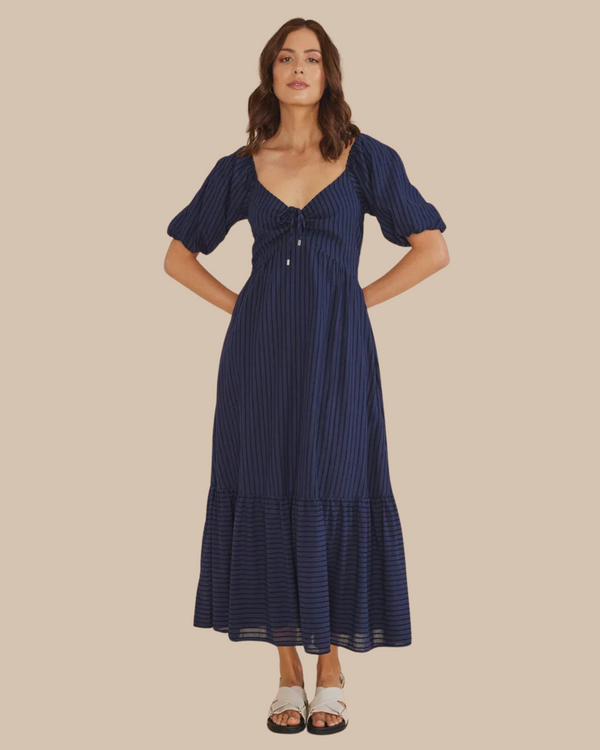 Arielle Midi Dress I Ink I MinkPink I Dresses I Lyn Rose Boutique